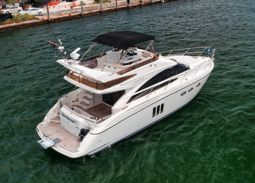 50’ Princess Flybridge | Luxury Yacht | The Advantaged